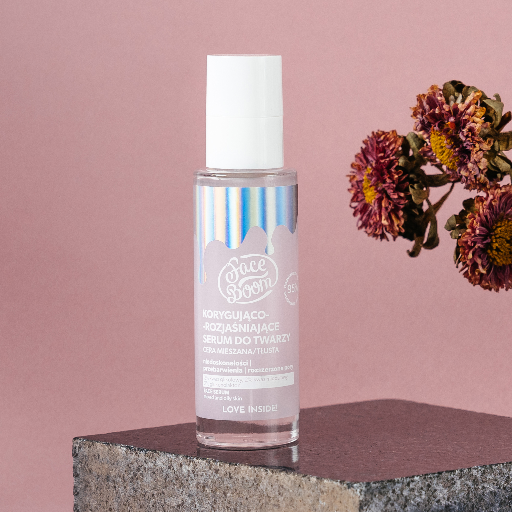 Body Boom - FaceBoom Korygująco-rozjaśniające serum do twarzy Olśnie ...