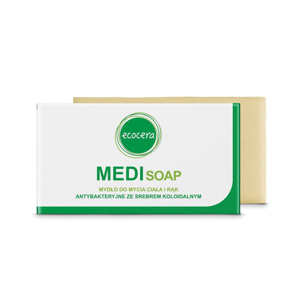 Ecocera - EcoCera MEDI SOAP MYDŁO ANTYBAKTERYJNE W KOSTCE ZE SREBREM ...